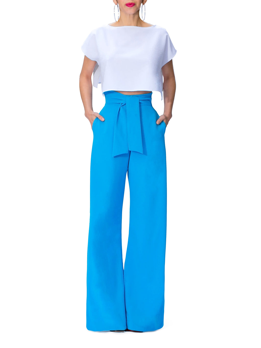 "Gaia" Crop Top with Side Slits – FKSP